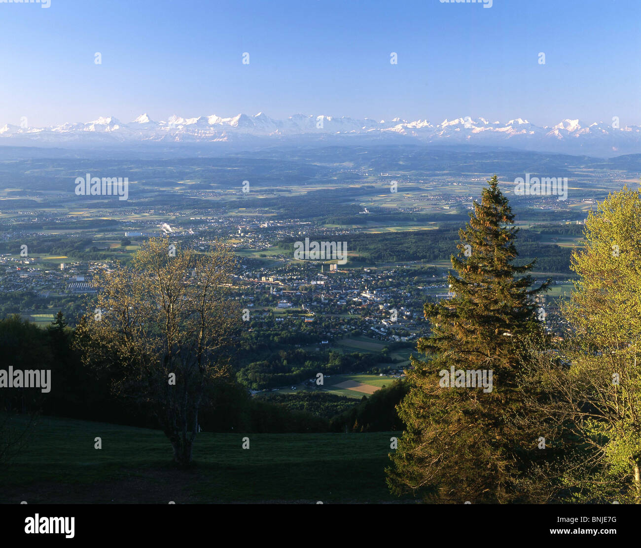 Canton of Solothurn Switzerland Swiss plateau Weissenstein Jura ...