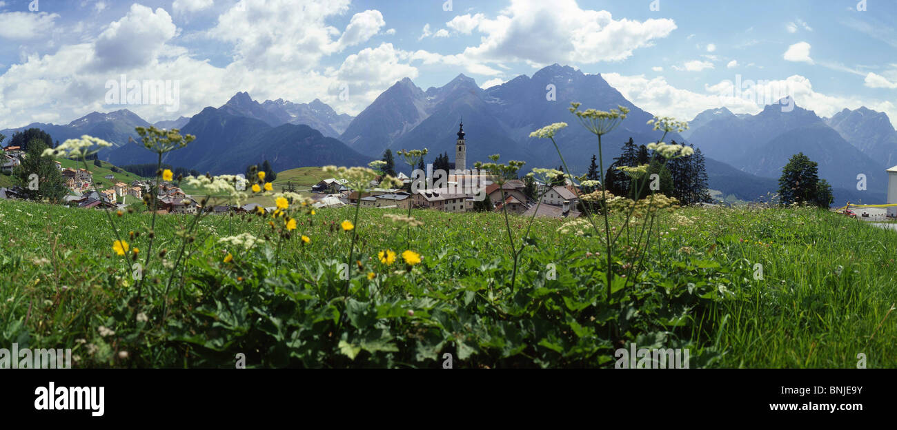 alps alpine mountain mountains Canton of Grisons Graubünden Mountain ...