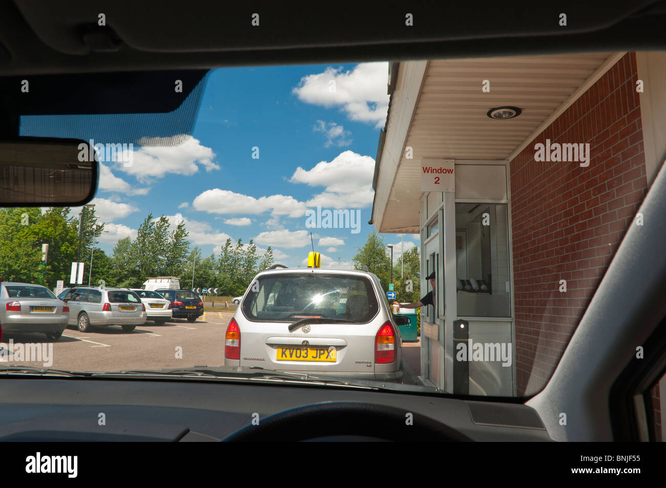 Mcdonalds Drive Thru Car
