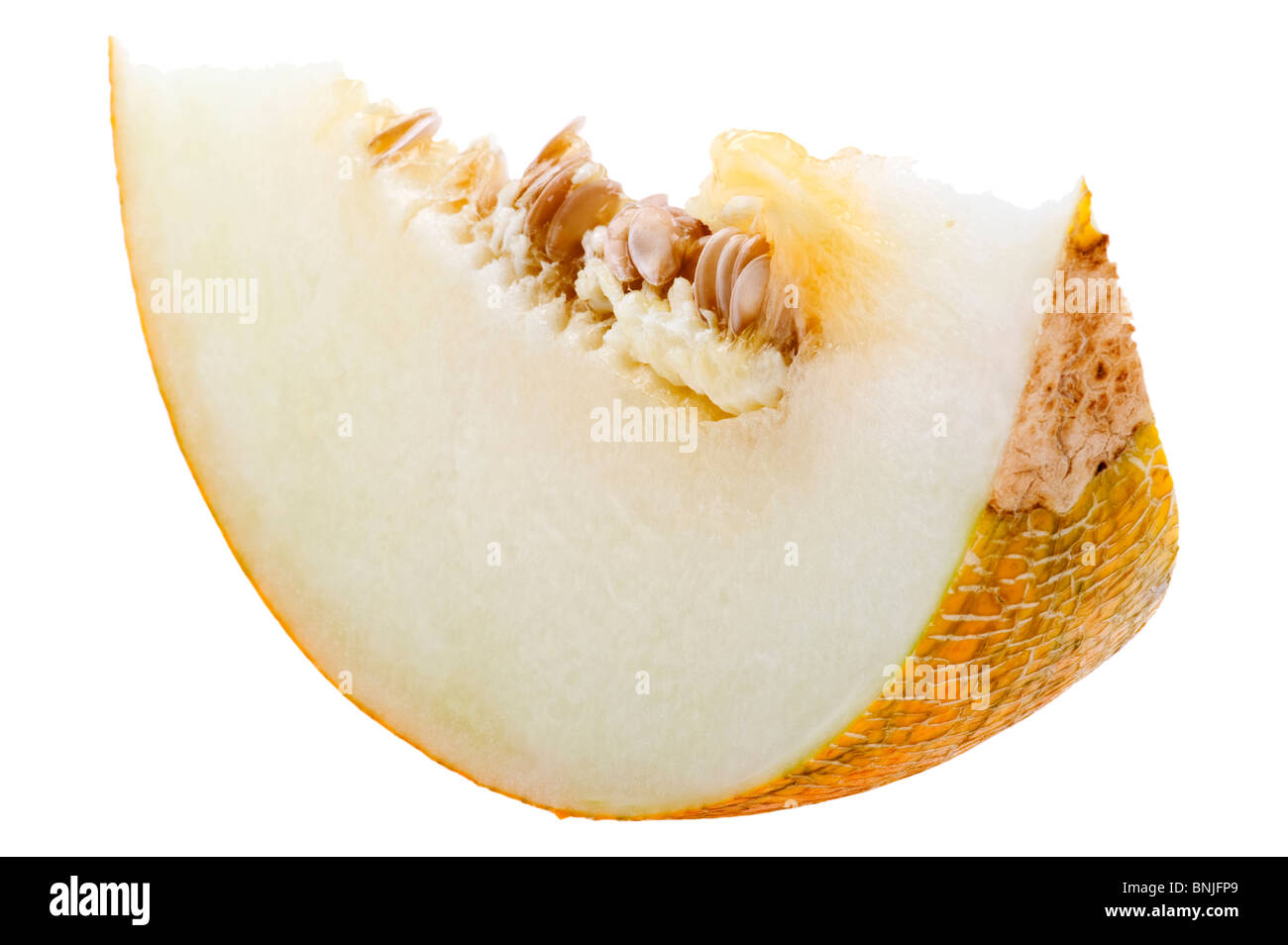 object on white - food melon close up Stock Photo - Alamy