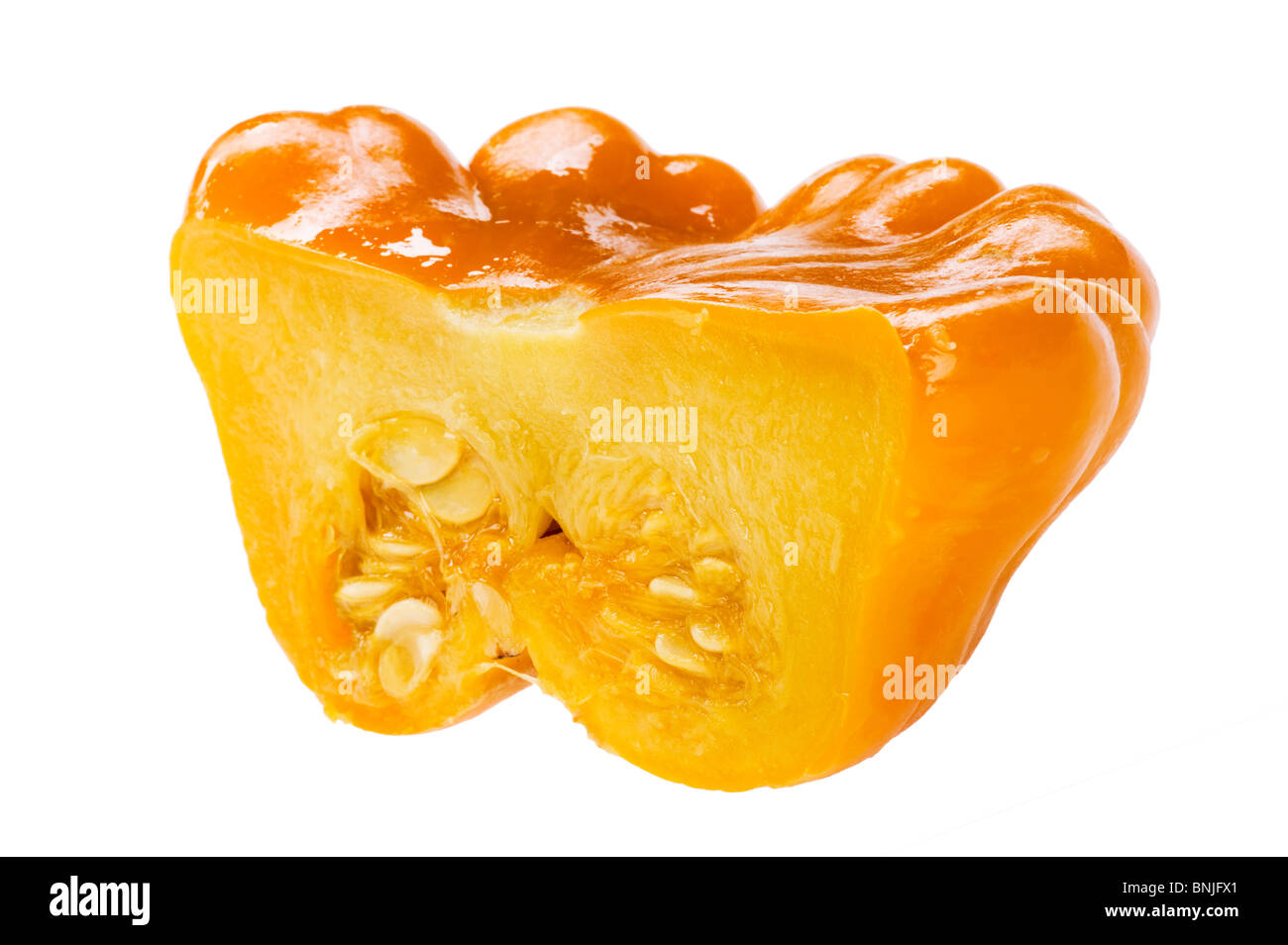 object on white - food patison close up Stock Photo - Alamy