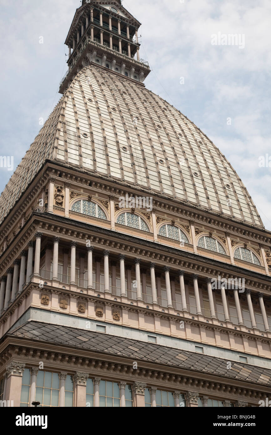 Close-up of the Mole Antonelliana Building in Turin, Italy Stock Photo ...