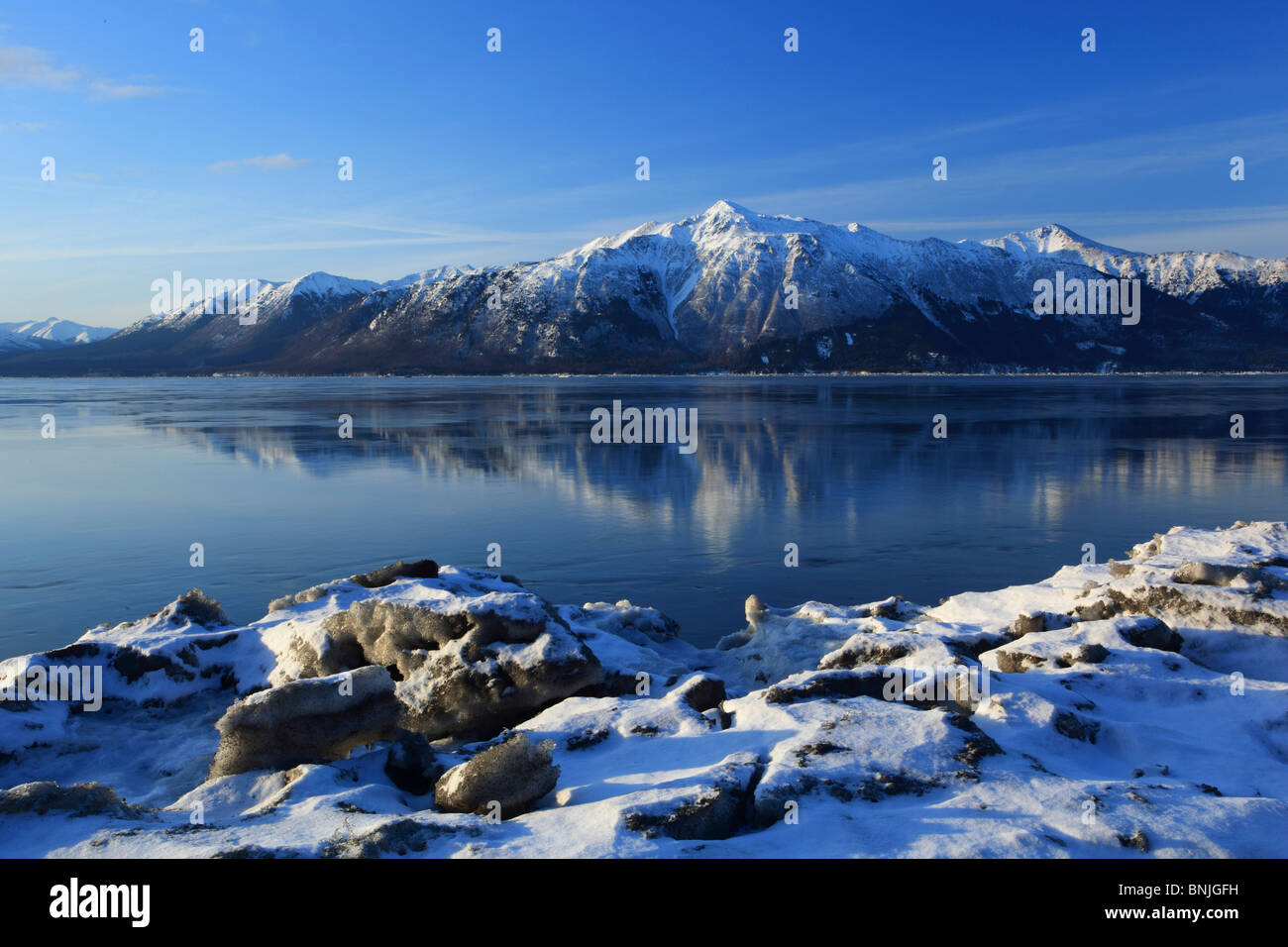 Alaska mountains bay ice floes freedom liberty sky heaven Kenai Kenai ...