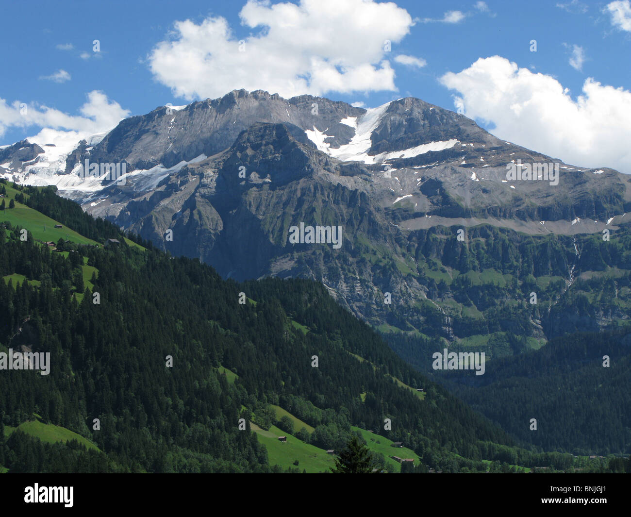 Switzerland Canton of Berne Bern Bernese Oberland alpine alps mountain ...