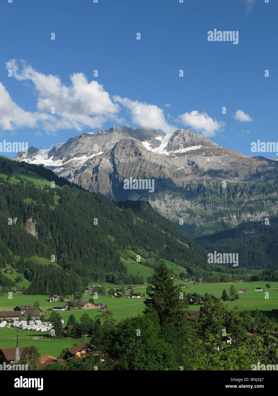 Switzerland Canton of Berne Bern Bernese Oberland alpine alps mountain ...