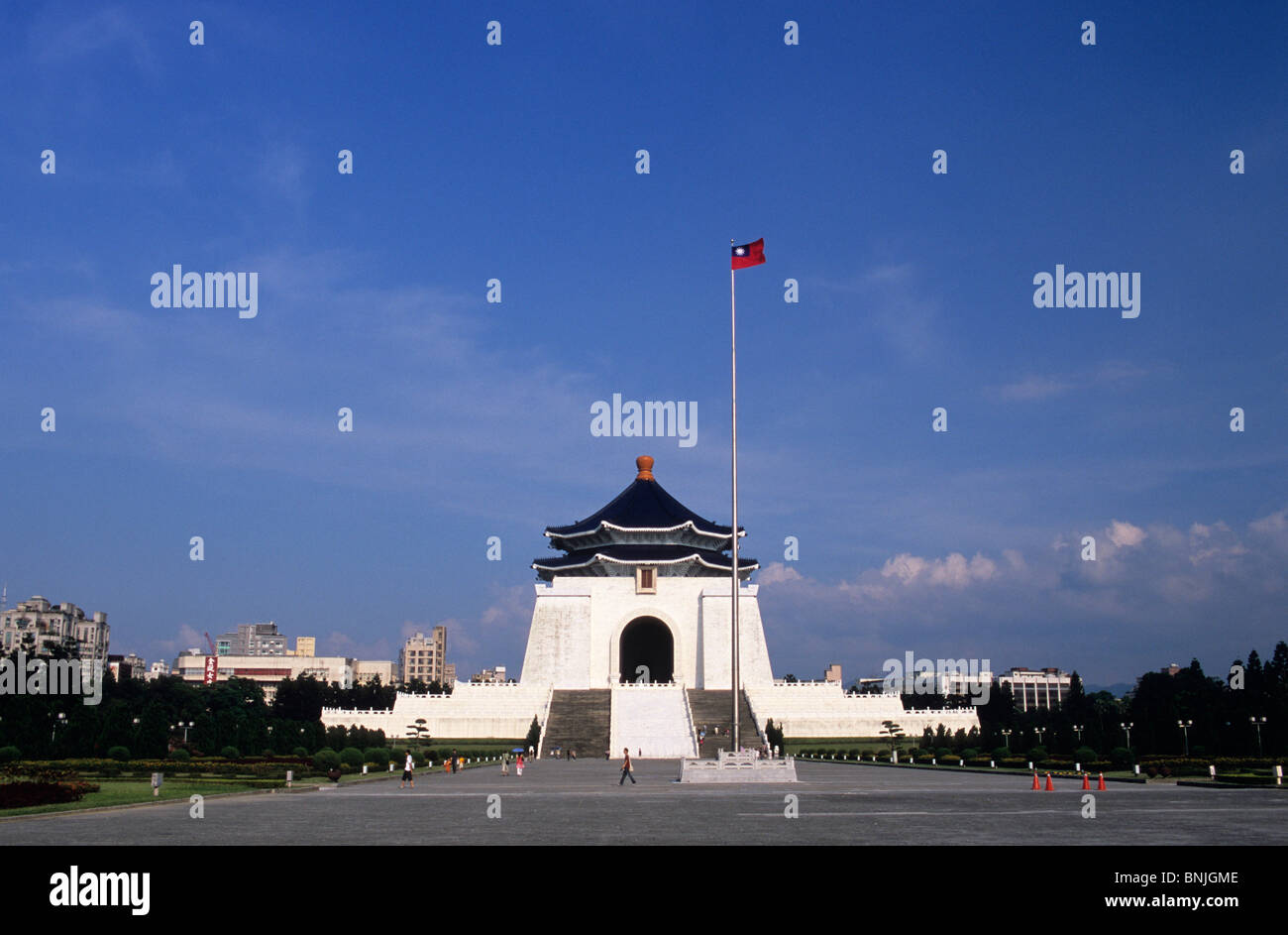 architecture asia blue sky chiang kai-shek memorial hall chiang kai ...