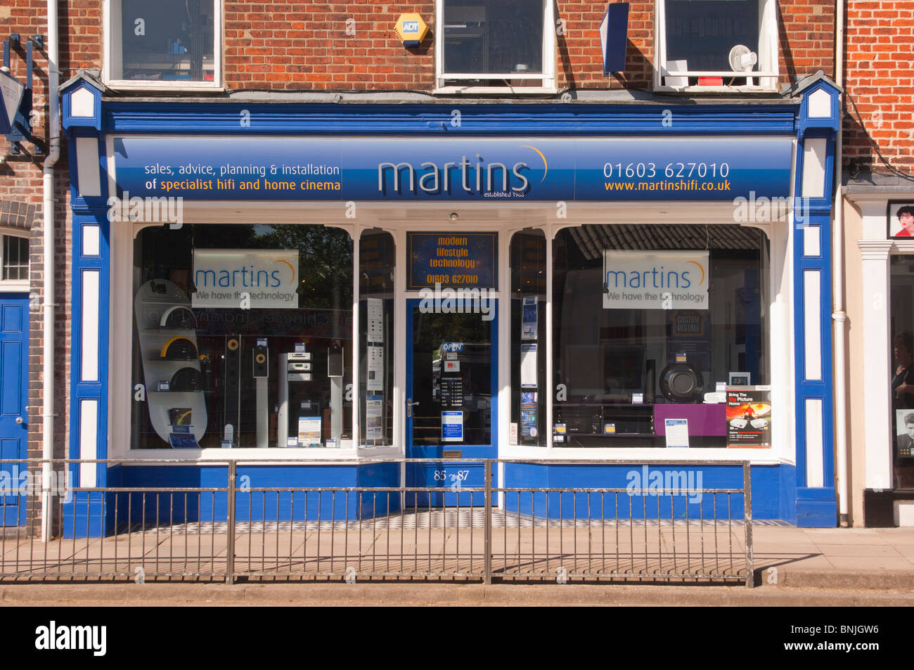 The Martins specialist Hifi and home cinema shop store in Norwich ...