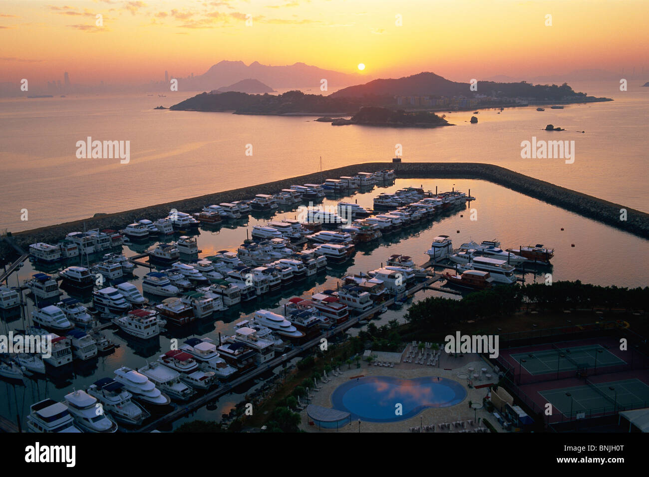 Asia China Hong Kong Peng Chau Peng Chau Island Outer Islands Island ...