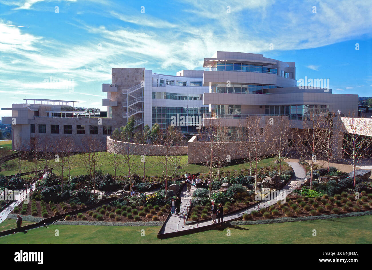 USA Los Angeles Getty Museum Richard Meier architecture building modern ...