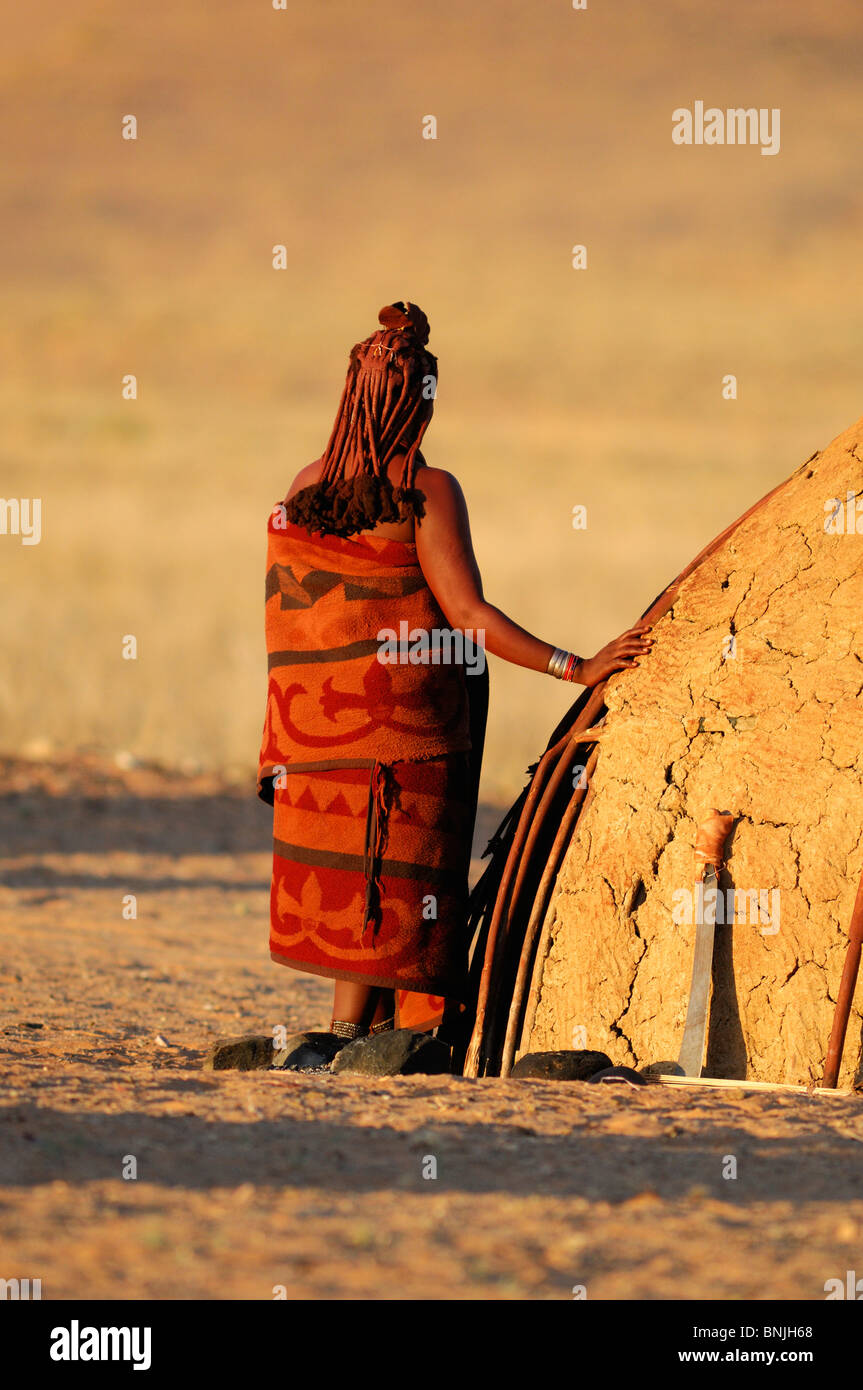Himba people local locals natives native Kaokoland Kunene Region ...