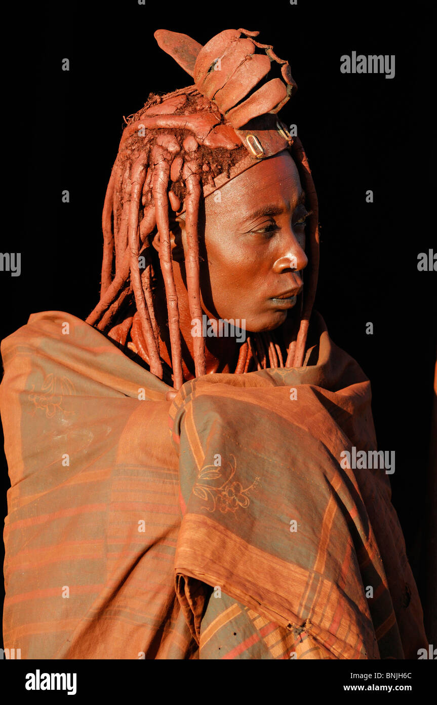 Himba people local locals natives native Kaokoland Kunene Region ...