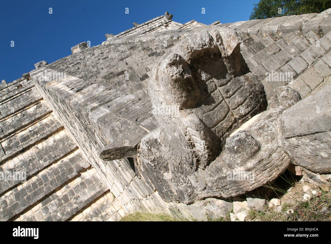 Mexico Yucatan Chichen Itza Maya ruins pyramid grave grain Sacerdote ...