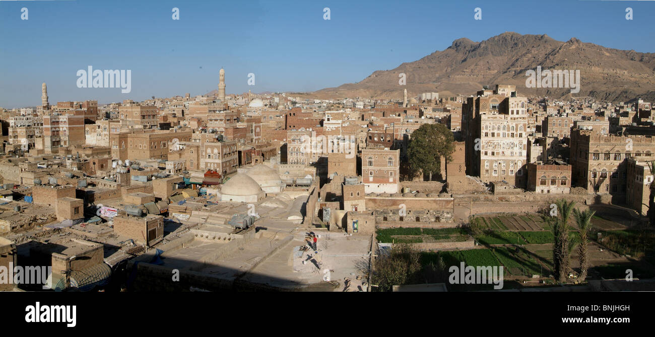 Yemen Old Town San'a UNESCO world cultural heritage Sanaa building ...