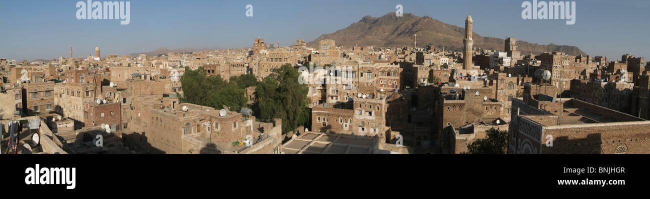 Yemen Old Town San'a UNESCO world cultural heritage Sanaa building ...