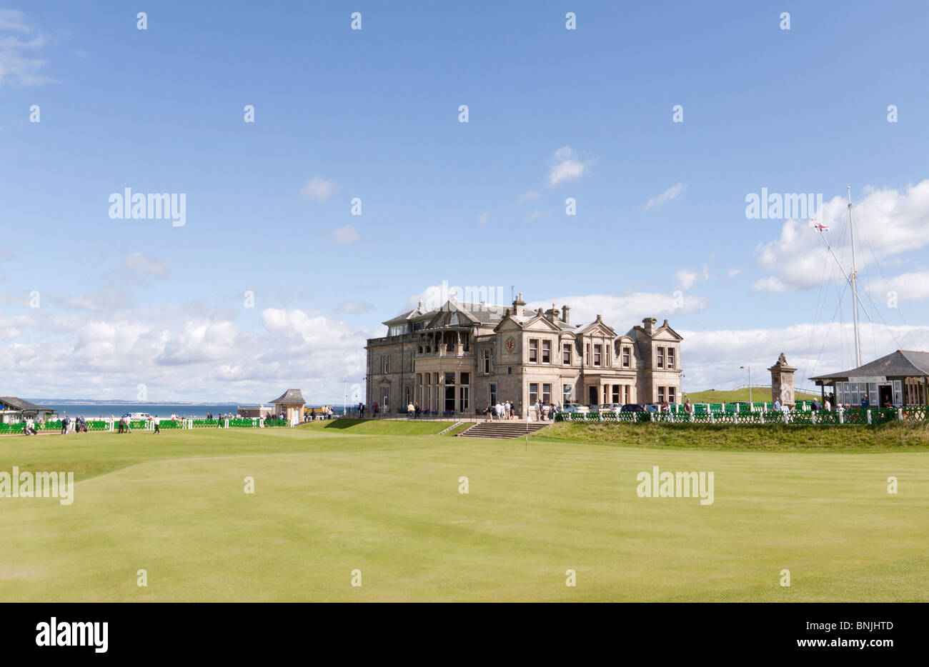 The clubhouse of The Famous Royal And Ancient Golf Course, St Andrews ...