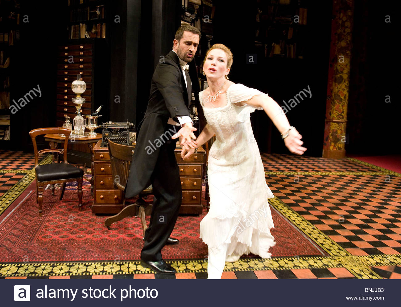 Professor Henry Higgins Eliza Doolittle High Resolution Stock ...