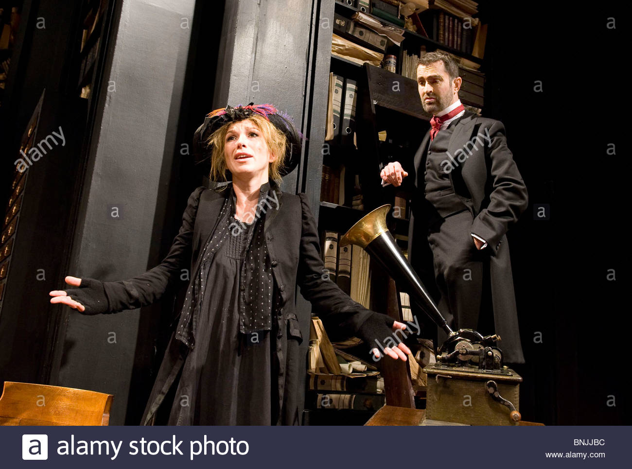 Professor Henry Higgins Eliza Doolittle High Resolution Stock ...