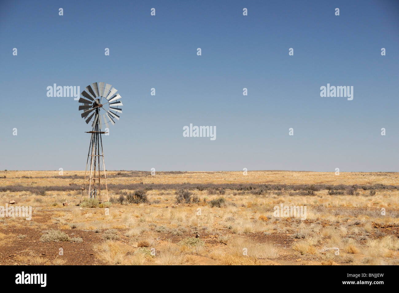 Wind wheel field near Brandvlei Northern Cape South Africa landscape ...