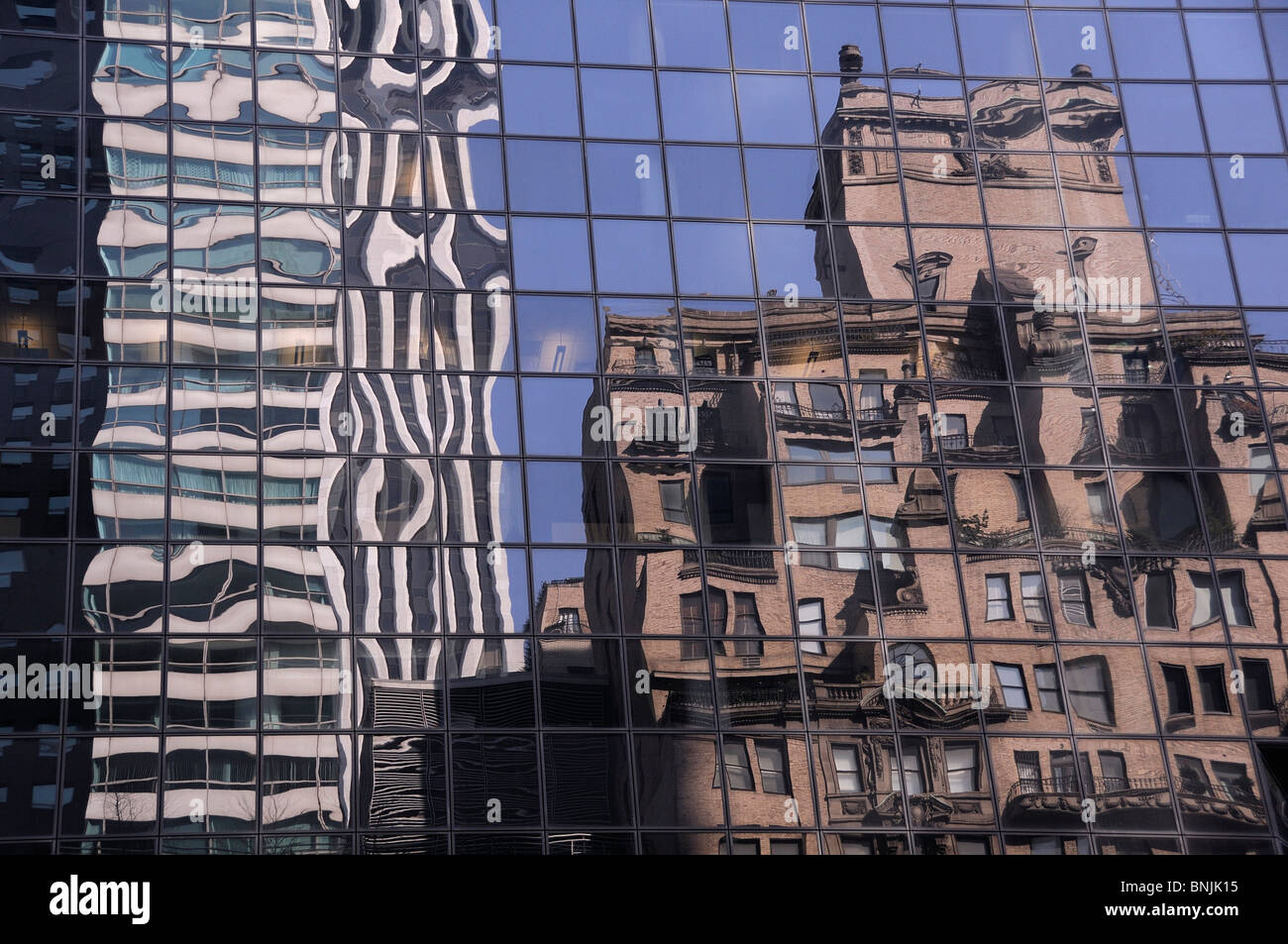 Reflection Building Park Avenue Midtown Manhattan New York USA glass ...