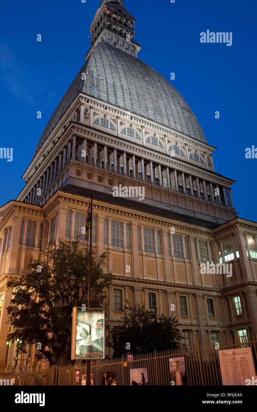 The National Cinema Museum in the Mole Antonelliana Building in Turin ...