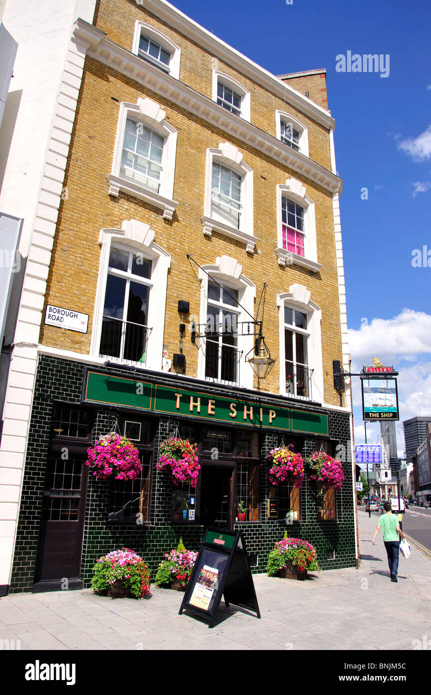 The Ship Pub, Borough Road, Southwark, The London Borough of Southwark ...