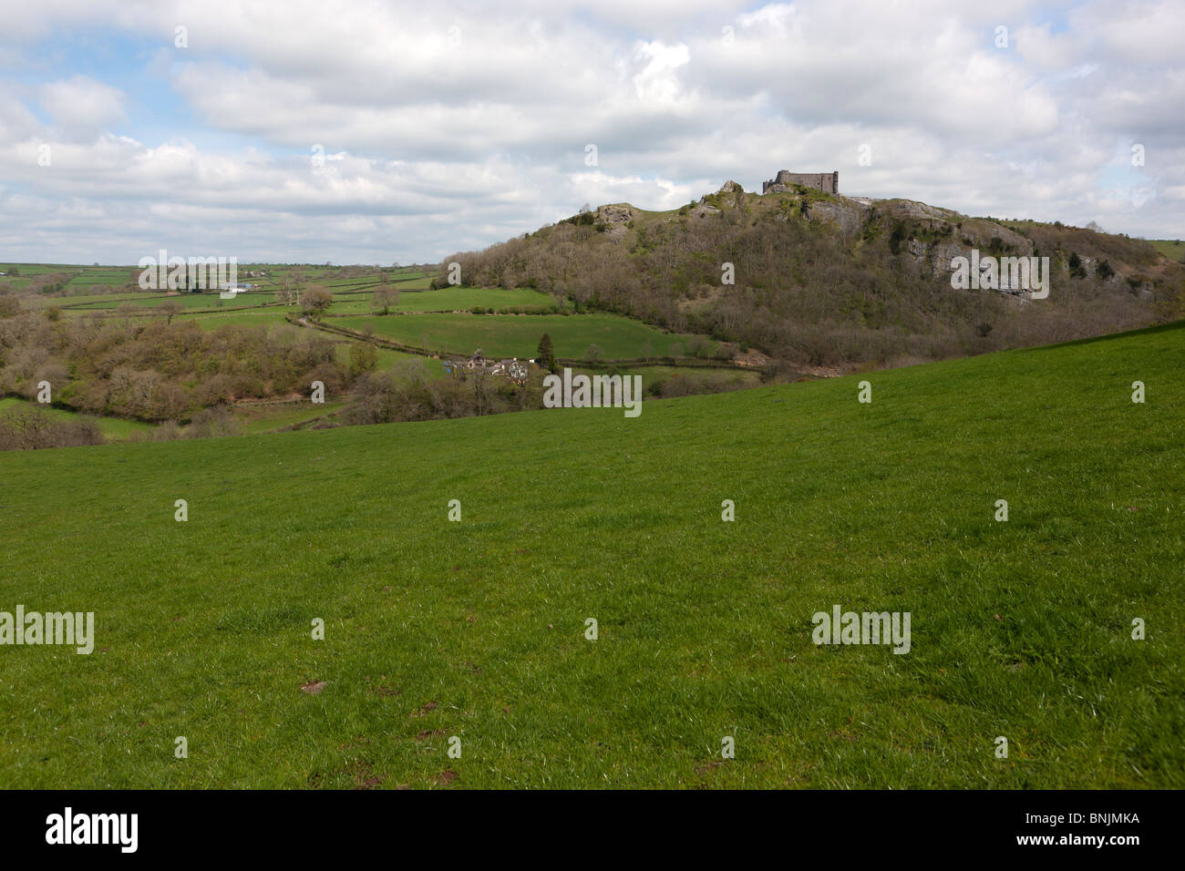Carreg Cennen Castle near Llandeilo Brecon Beacons National Park ...