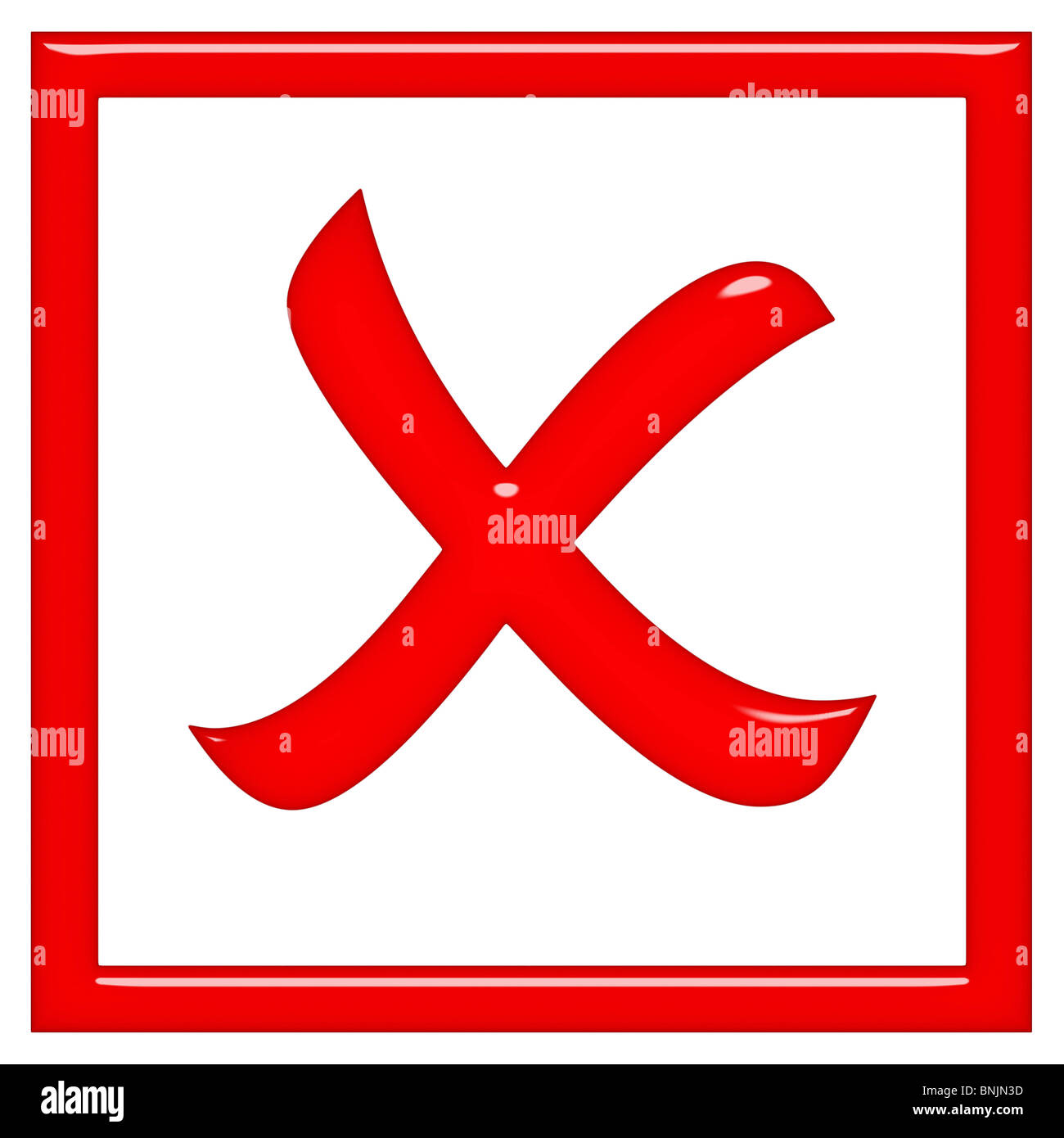 3d rejected sign Stock Photo - Alamy