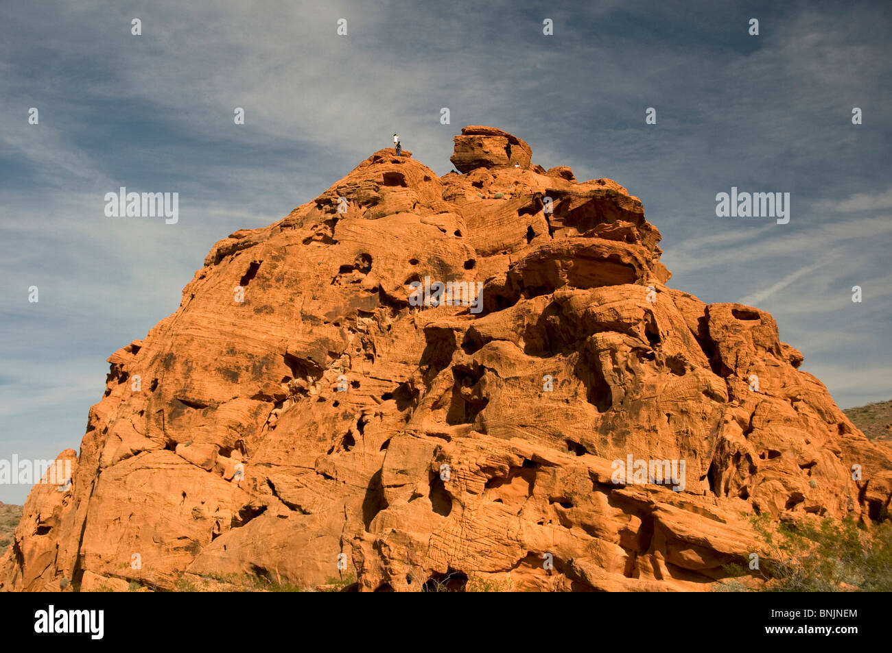 Aztec sandstone formation North shore Lake mead national recreation ...