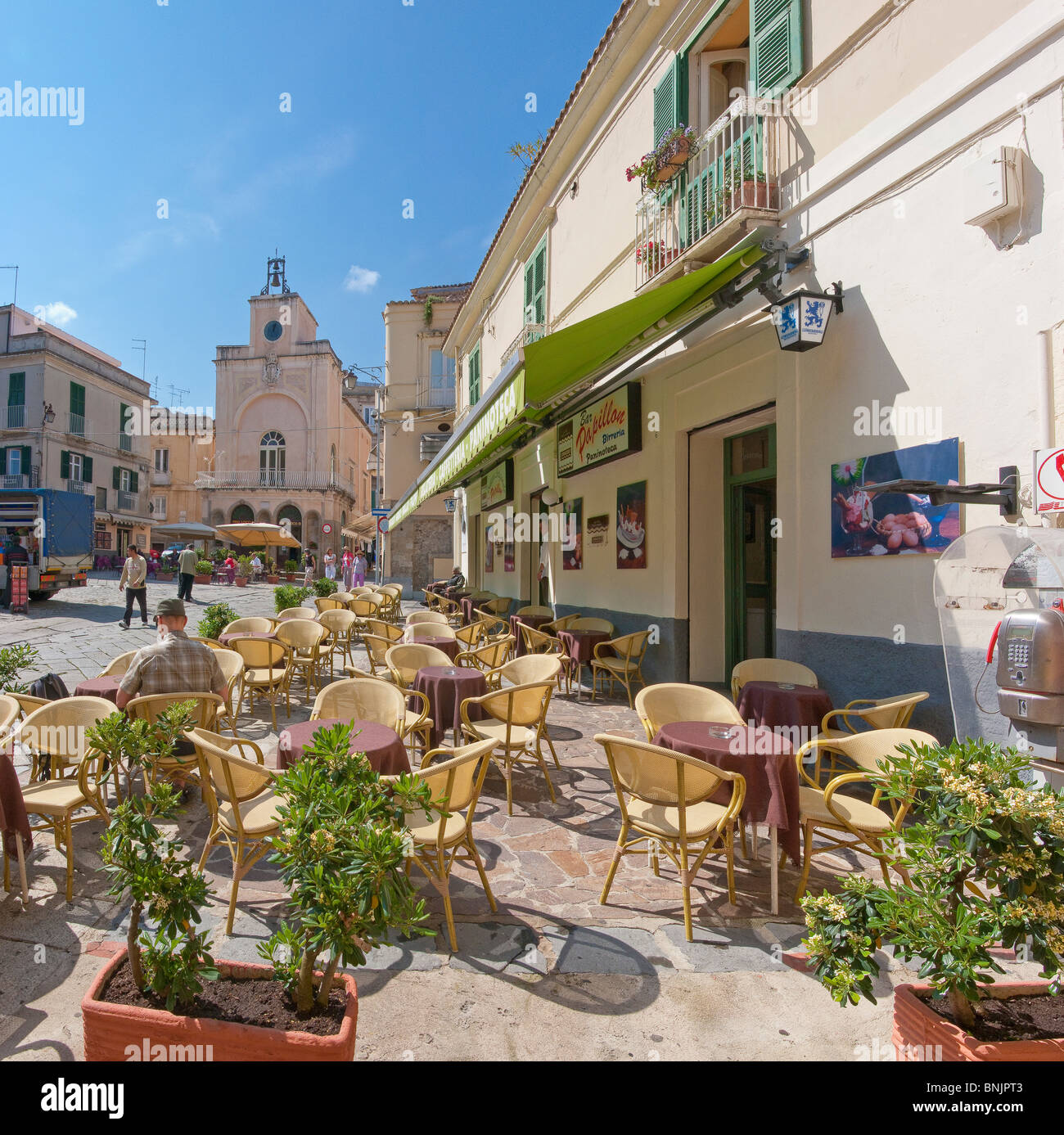 Tropea Calabria Mediterranean Italy village place space street cafe ...