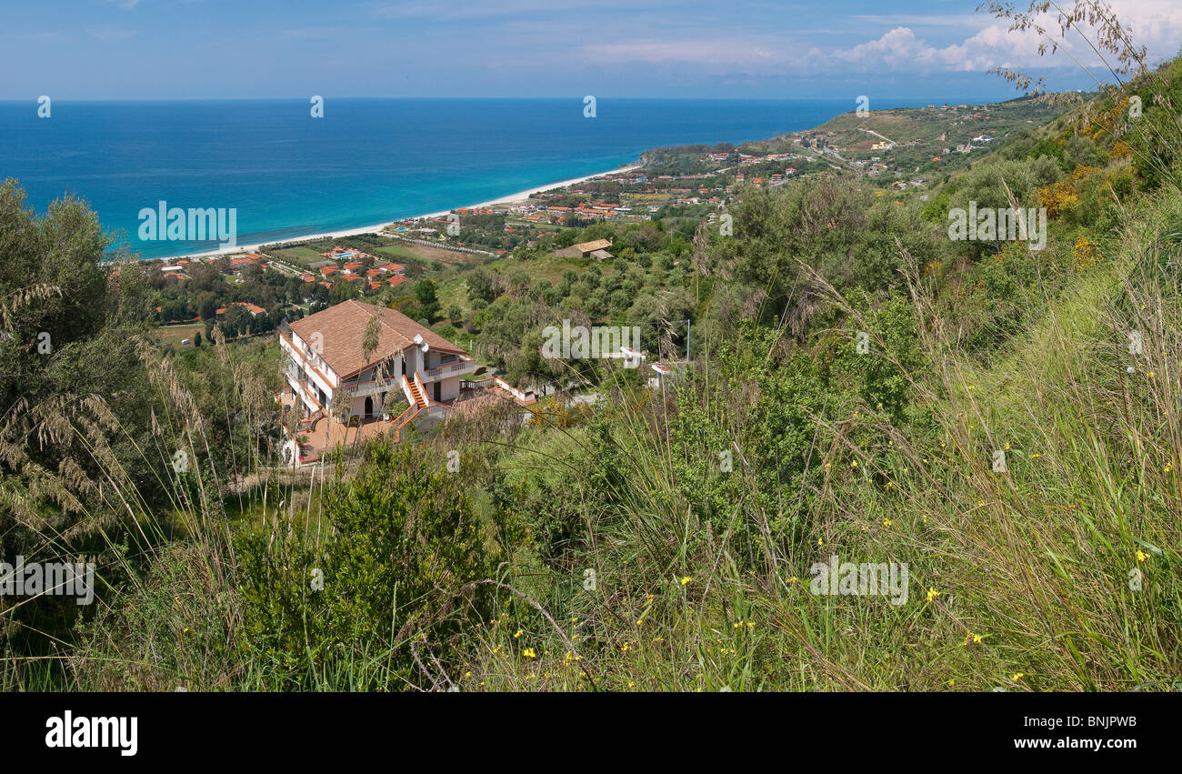 Marina di Zambrone Calabria Mediterranean Italy village vegetation sea ...