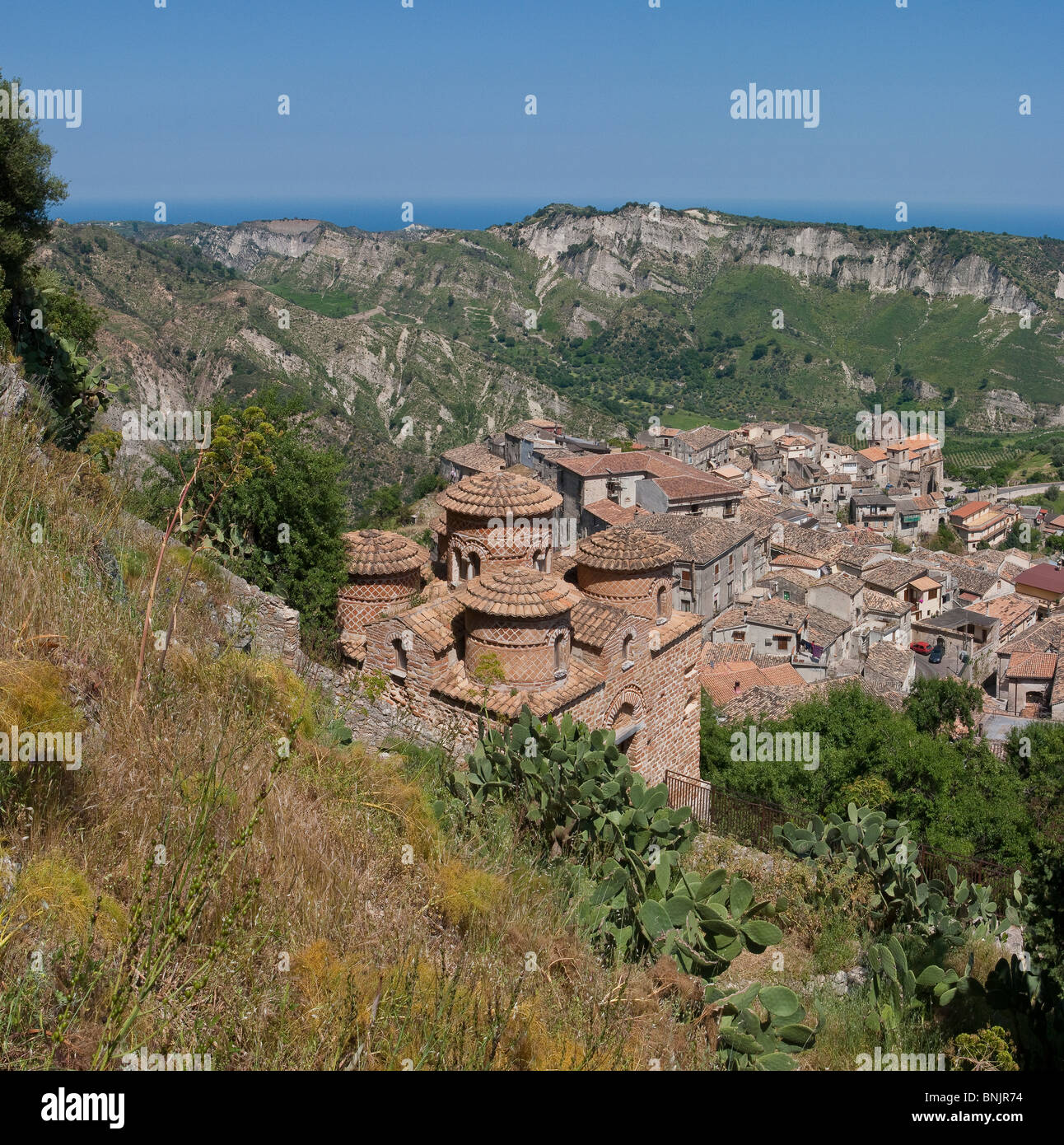 La Cattolica Stilo Calabria Mediterranean Italy village building ...