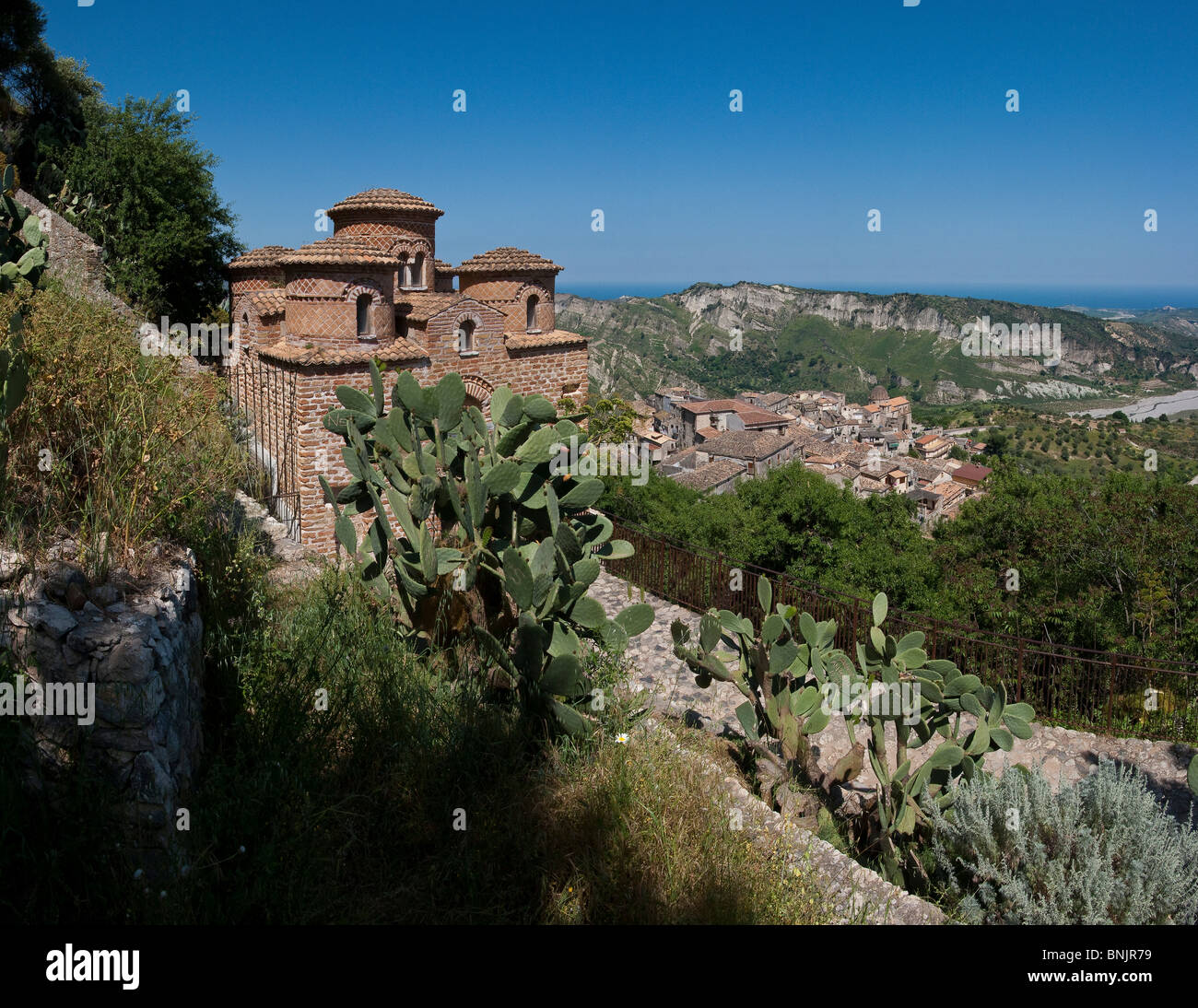 La Cattolica Stilo Calabria Mediterranean Italy village building ...