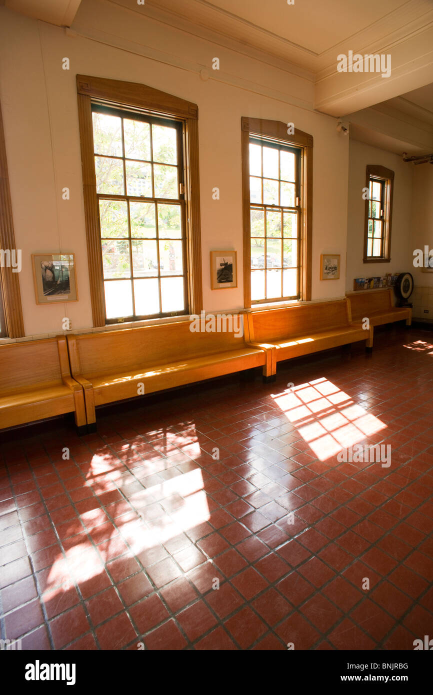 Alaska Railroad Depot Building Anchorage Alaska Stock Photo - Alamy