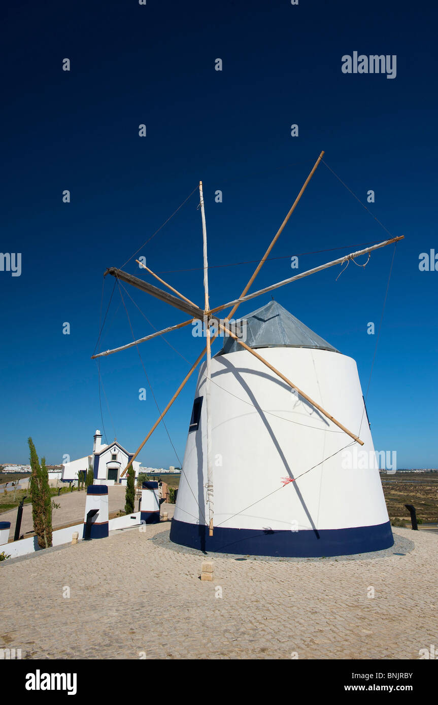 Algarve Portugal windmill windmills buildings constructions ...