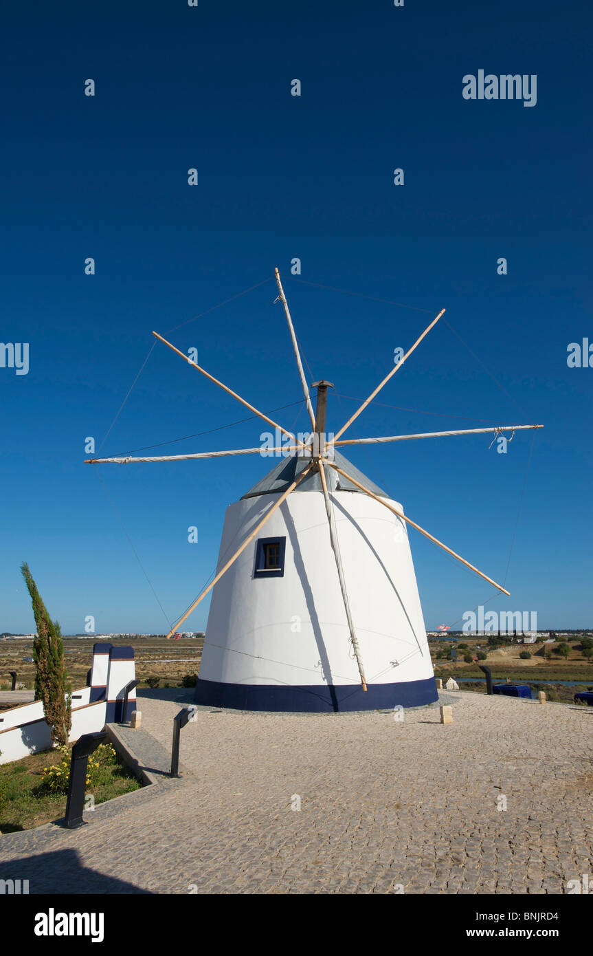 Algarve Portugal windmill windmills buildings constructions ...