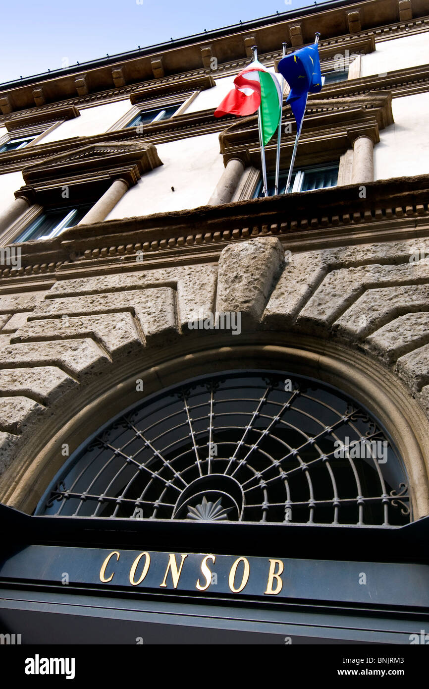 National Commission for Companies and Stock Exchange, Consob, Milan ...