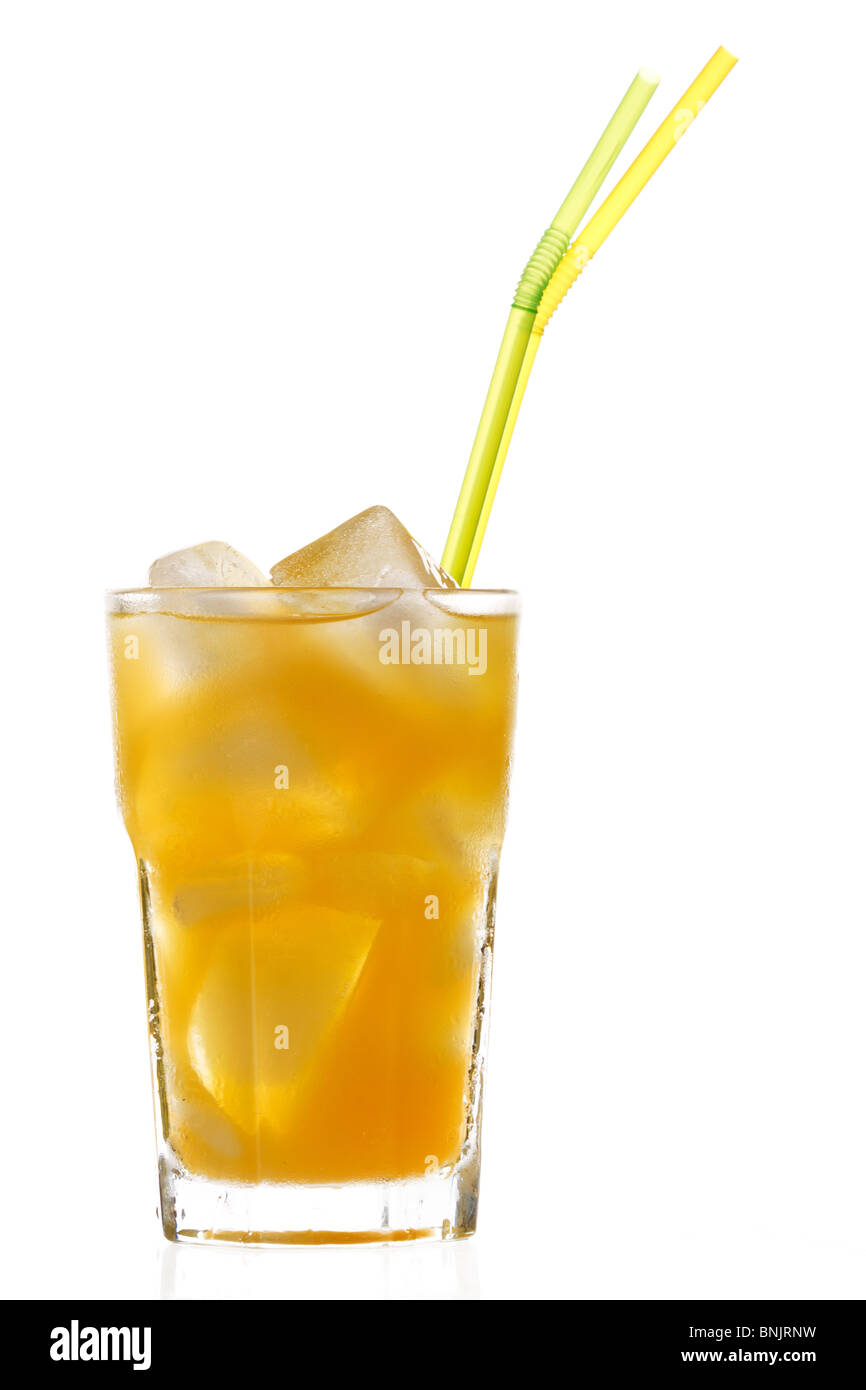 Delicious drink orange ice Cut Out Stock Images & Pictures - Alamy