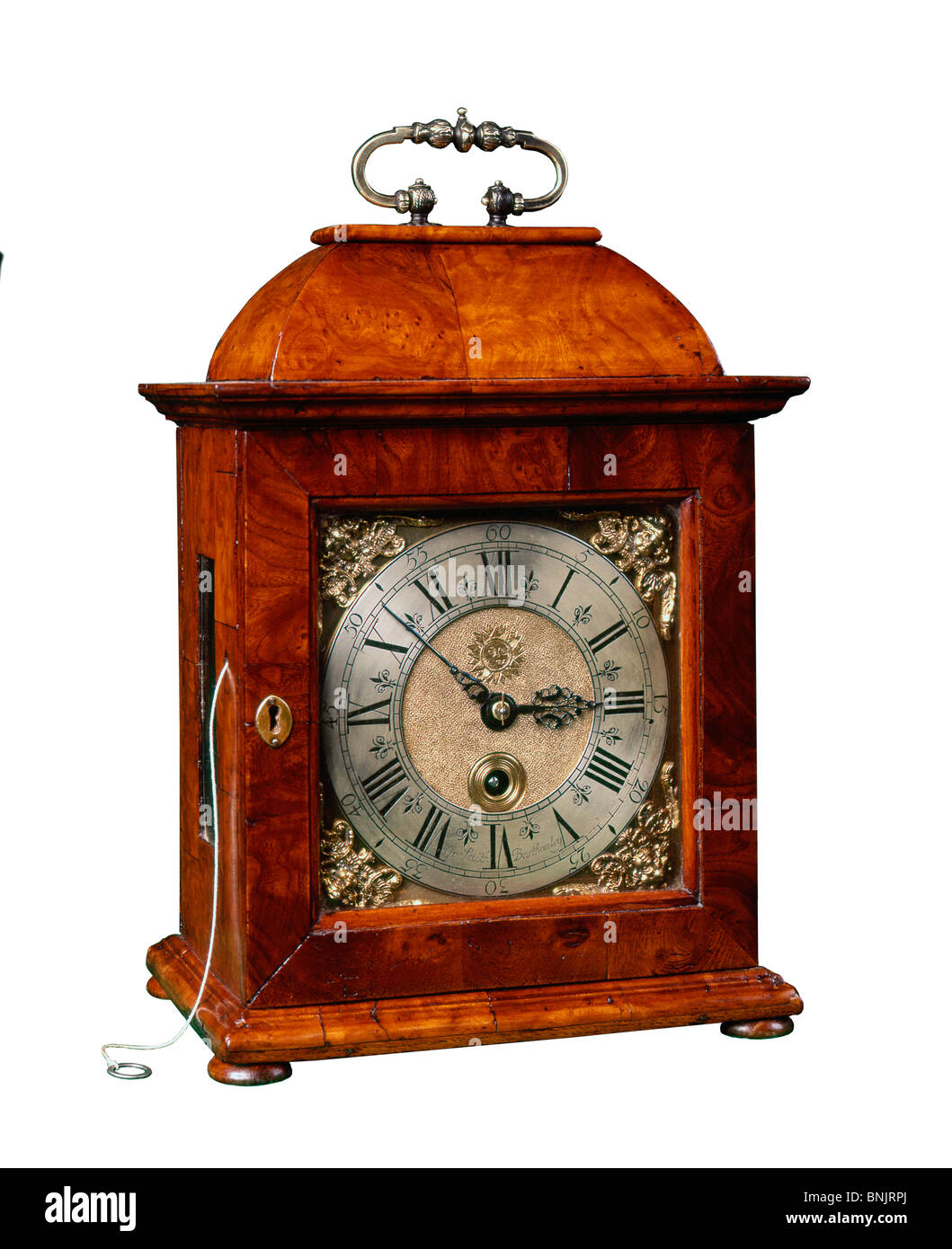 English bracket clock Stock Photo - Alamy