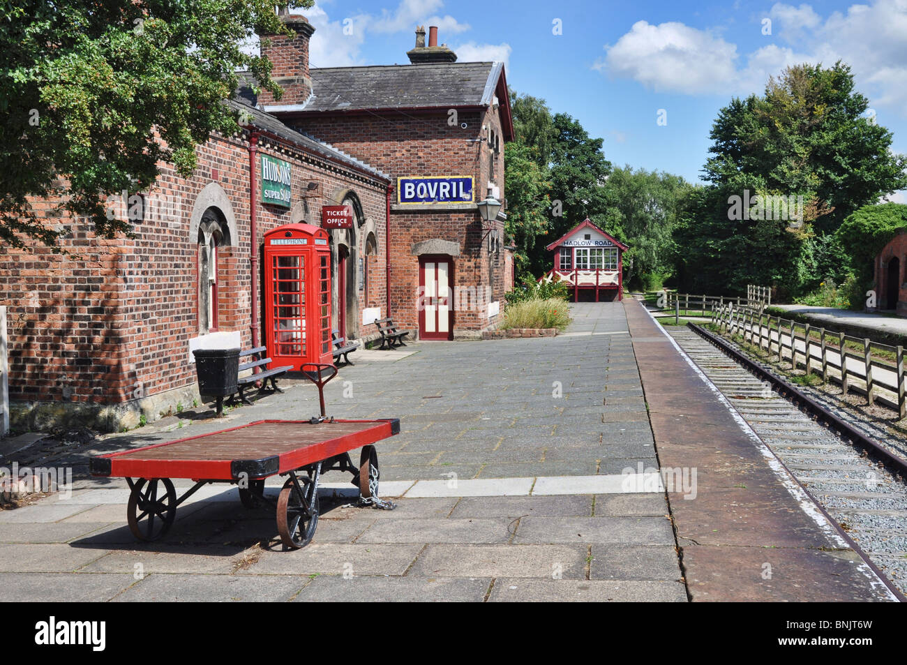 Hadlow Road Railway Station Willaston Wirral Preserved In Its 1950s Condition Opened 1866