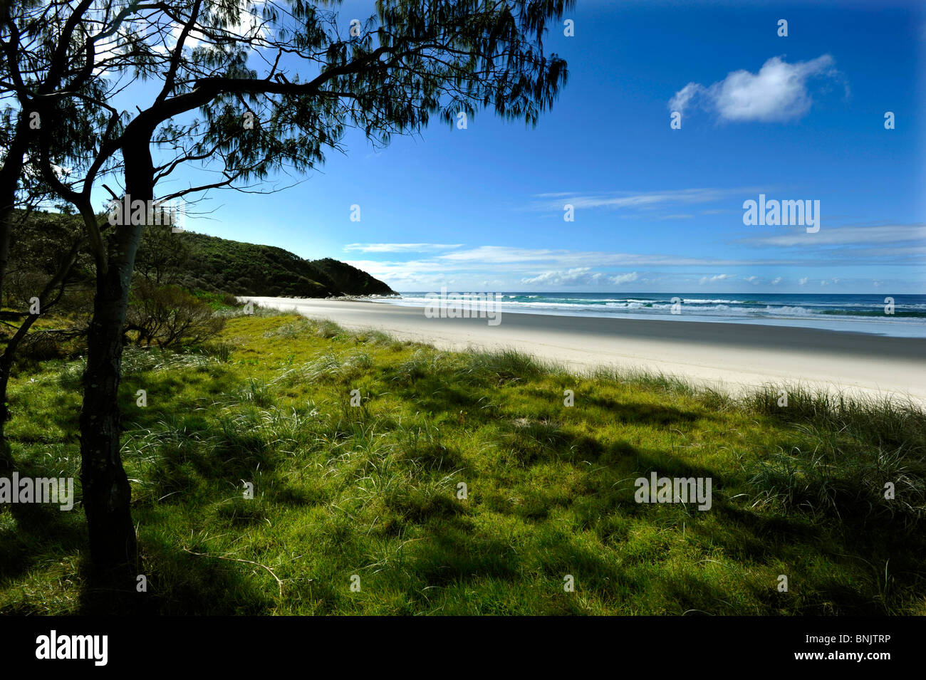 North end of Seven Mile Beach Lennox Head Northern NSW Australia Stock ...
