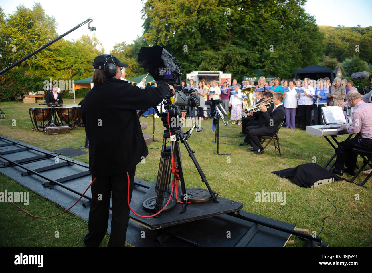Outside broadcast television camera hi-res stock photography and images ...