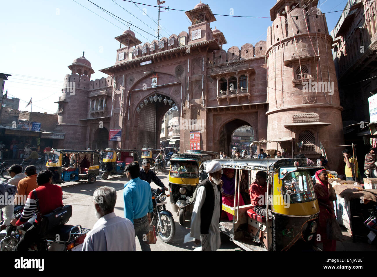 Kote Gate. Bikaner. Rajasthan. India Stock Photo - Alamy