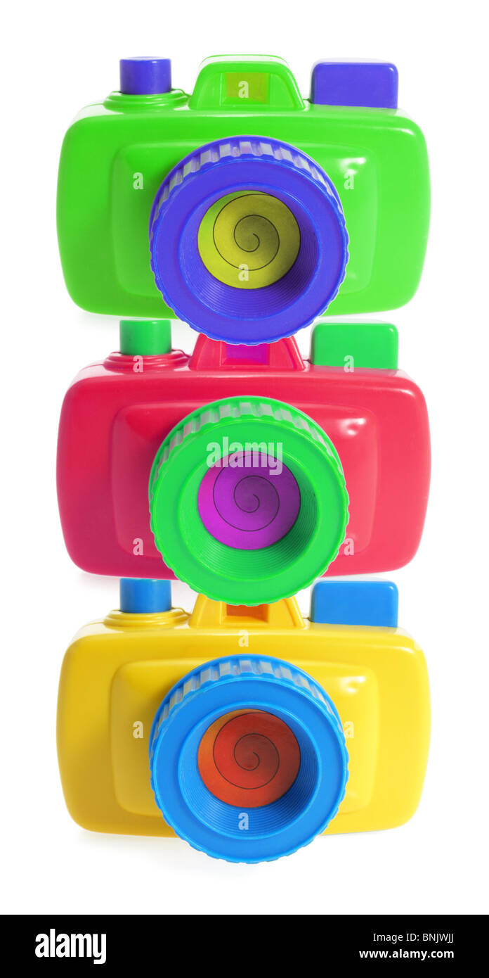 Colorful cameras Cut Out Stock Images & Pictures - Alamy