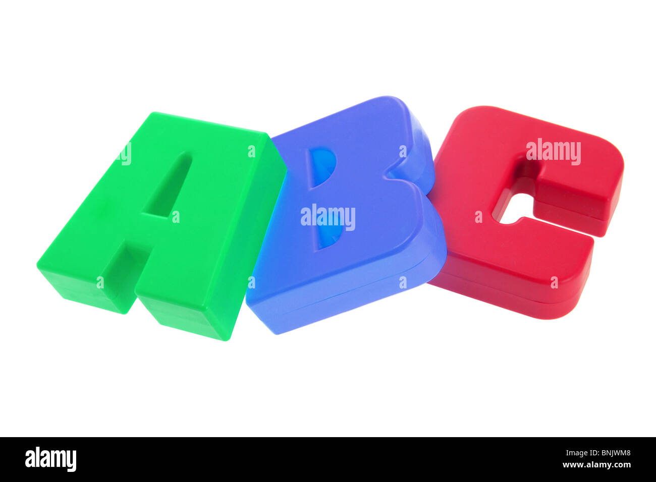 Plastic abc letters hi-res stock photography and images - Alamy