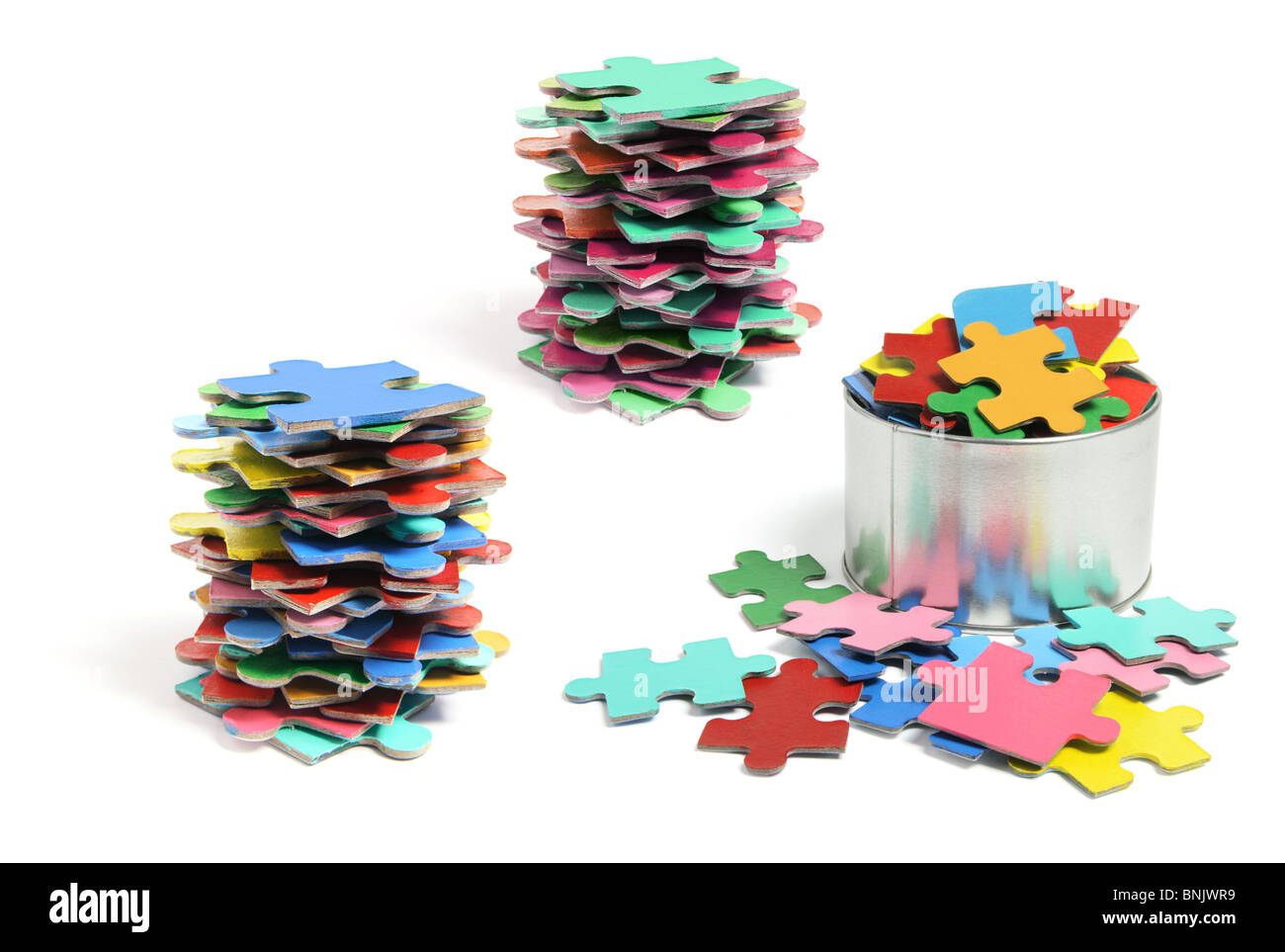 Jigsaw Puzzle Pieces Stock Photo - Alamy