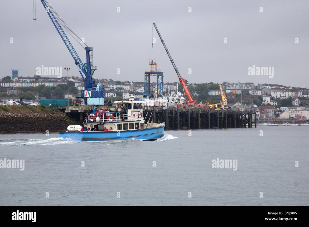 Passenger ferry, Falmouth, Cornwall, United Kingdom Stock Photo - Alamy