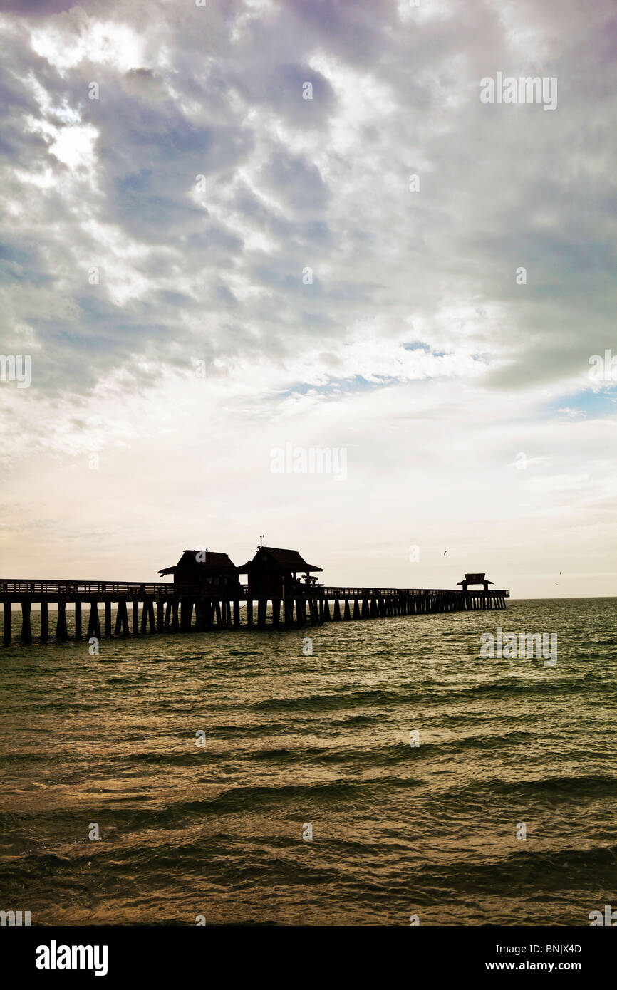 A view of the Naples Pier in Naples, Florida Stock Photo - Alamy