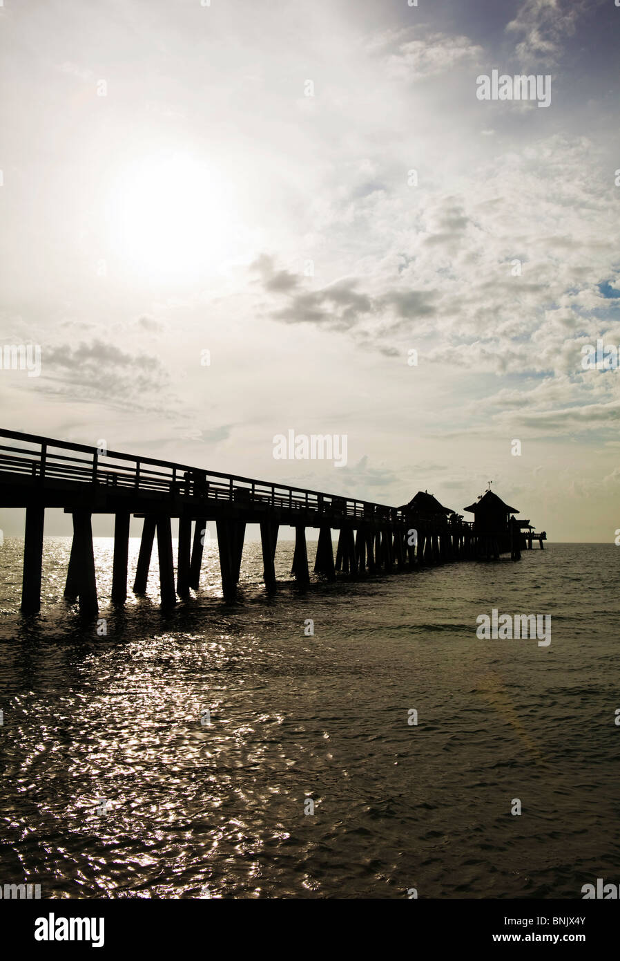 Naples florida fishing pier hi-res stock photography and images - Alamy
