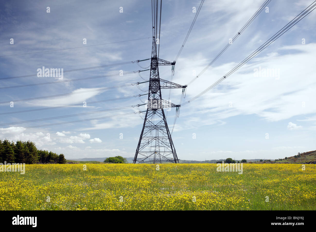 Pylons Countryside High Resolution Stock Photography and Images - Alamy