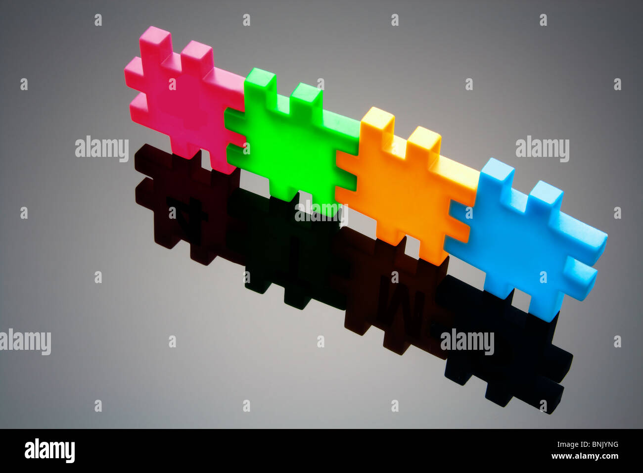 Plastic puzzle hi-res stock photography and images - Alamy